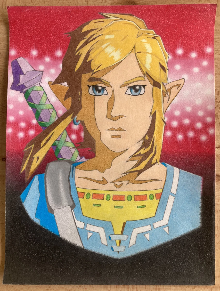 Zelda And Link Drawing