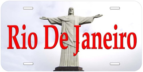 Rio de Janeiro Brazil RDJ07 Novelty Car License Plate | eBay