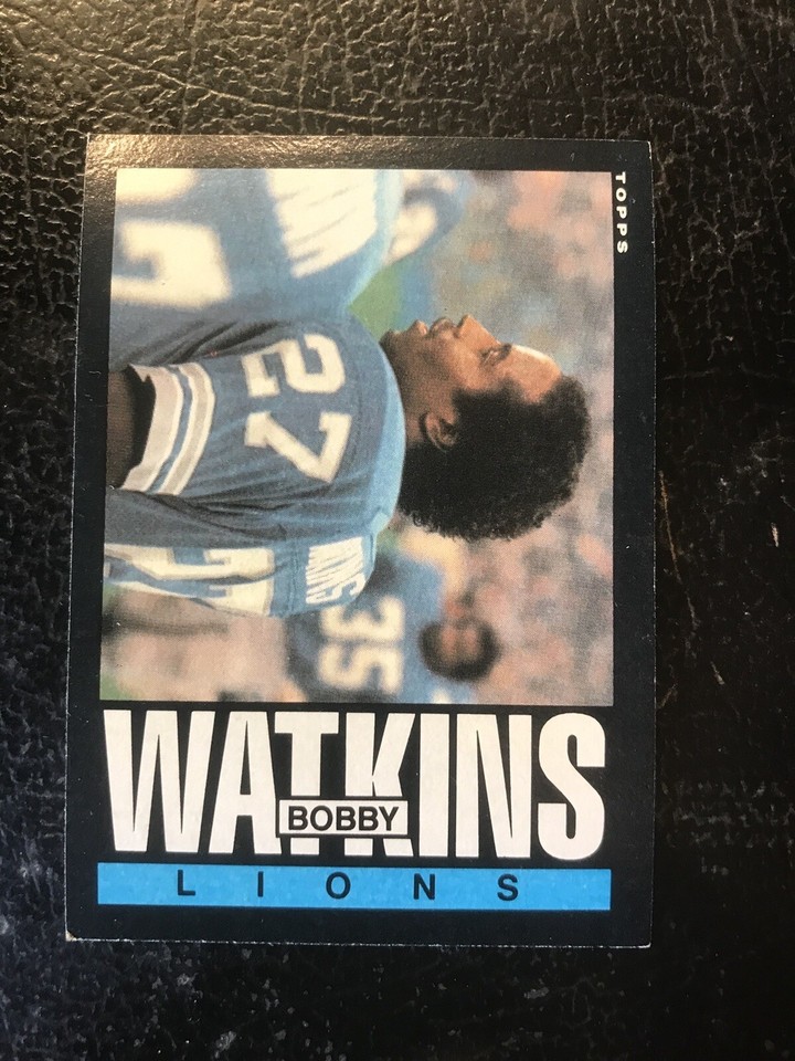 1985 Topps Bobby Watkins & Mike Cofer. Detroit Lions | eBay