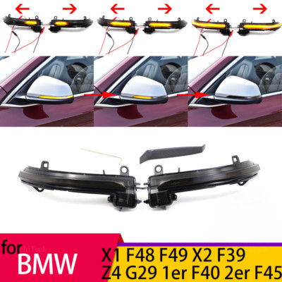 2x Dynamic Turn Signal LED Side Mirror Light For BMW F48 F49 F39 F40 ...