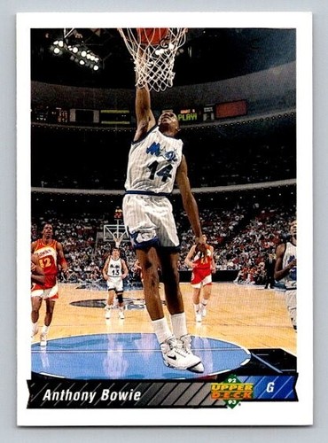 1992-93 Upper Deck Anthony Bowie #206 Orlando Magic | eBay