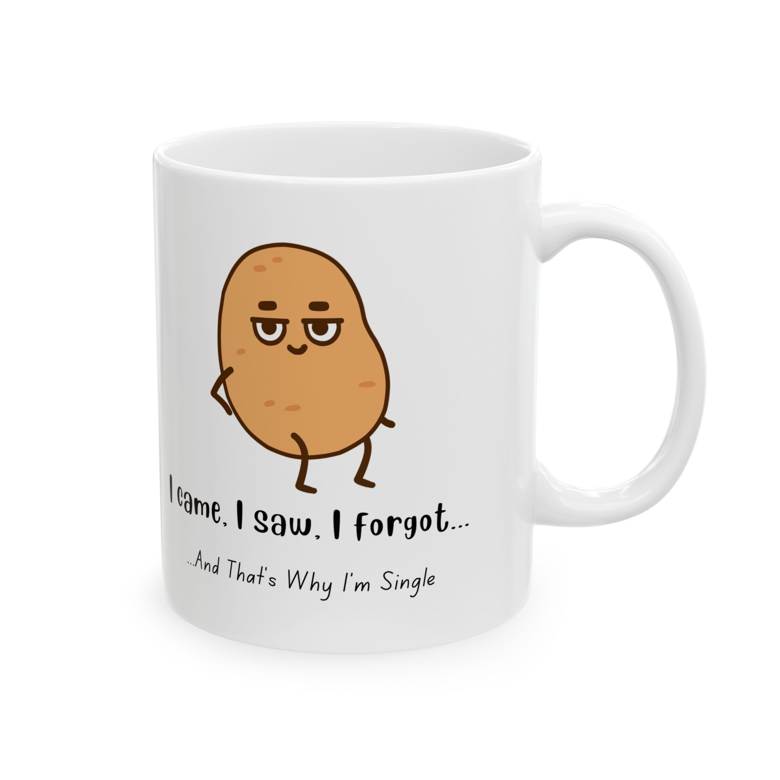 I Came I Saw I Forgot Mug for Coffee | Funny Single Status Ceramic Tea ...