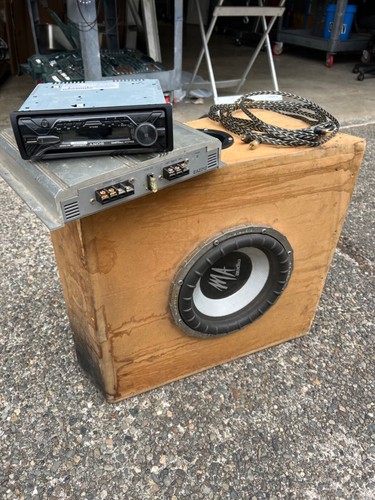 MA Car Subwoofer & Eclipse EA2212 2 channel / mono amplifier & Sony BT Radio | eBay