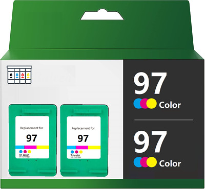 2PK HP 97 Ink For OfficeJet 7410xi 7310 7310xi Photosmart 8053 8150 ...
