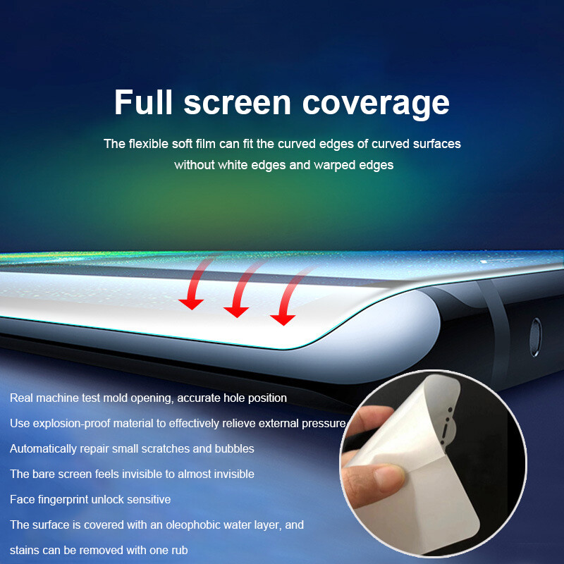 FOR iPhone 6 7 8 Plus X XR XS 11 12 13 14 15 Max Pro Hydro Gel, Screen ...