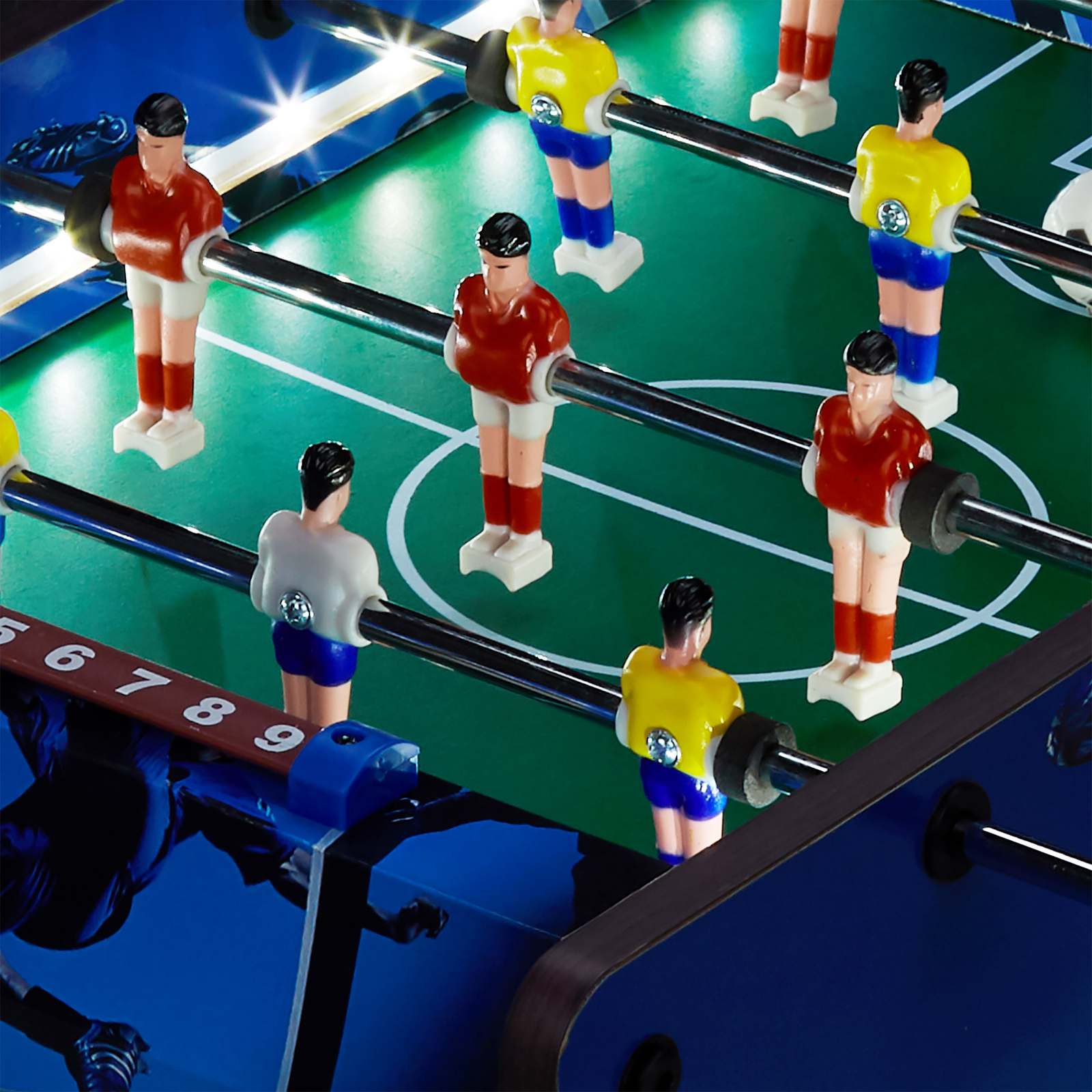 Tischkicker LED, Kickertisch für Kinder, Tischfussball Profi, Fußball ...