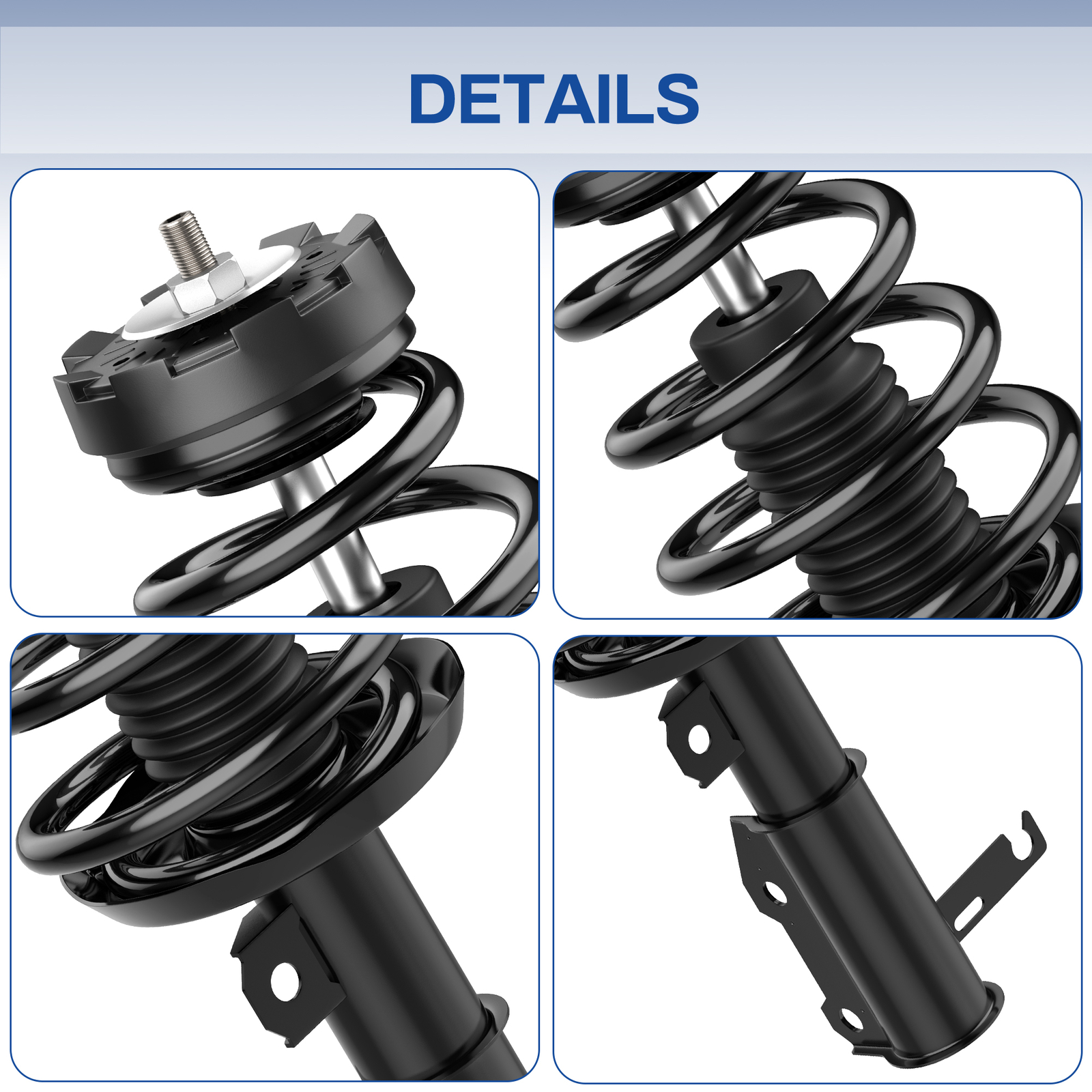 Front Complete Struts Shocks & Coil Spring Assembly For 2011-2016 Buick ...