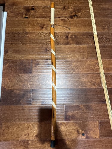 Marine Corps Rustic Hickory Walking Stick Twisted Wood Cane for Men ...