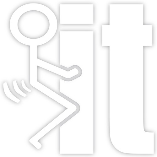 F*ck It Stick Figure 6" Die Cut Vinyl Decal Car Window Sticker jdm ill ...
