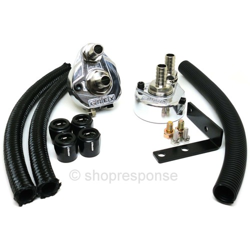 GReddy 12024902 Oil Filter Relocation Kit Fits Nissan Skyline GTR R32 ...