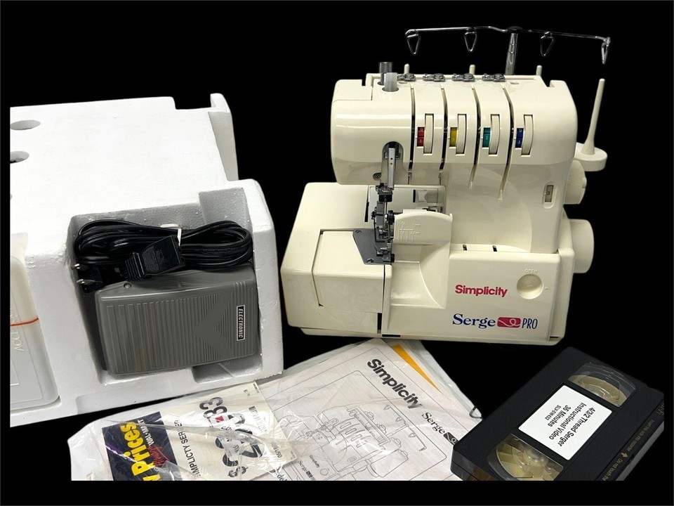Simplicity Serge Pro Serger SW432 Sewing Machine Differential Feed W ...