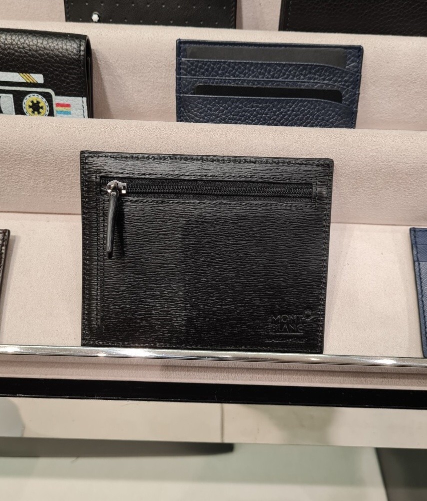 Montblanc 4810 Westside Leather Long Mens Pocket Card Holder Montblanc 4810 Westside Leather Long Mens Pocket Card Holder