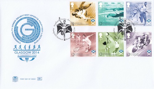 (62754) GB Stuart FDC Commonwealth Games Hampden Retreat Birmingham ...