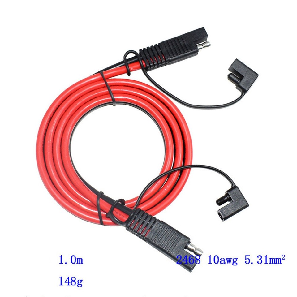 Solar Panel Connector Cable Sae Quick Disconnect Power Socket Extension ...