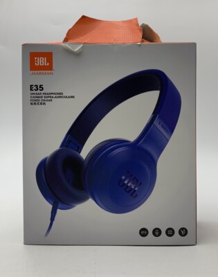 JBL E35 On-Ear Headphones - Blue | eBay Australia