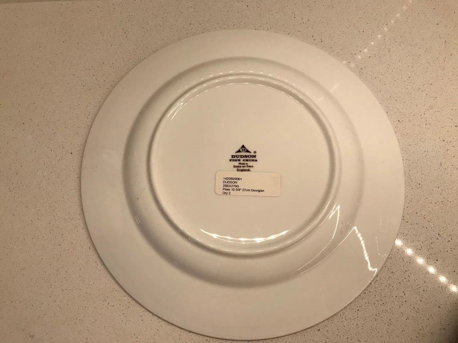 DUDSON FINE CHINA STOKE-ON -TRENT ENGLAND DINNER PLATES 10 5/8” (2) NWT ...