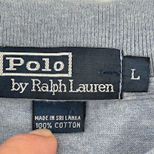 Polo Ralph Lauren Men's Long Sleeve Cotton Polo Shirt Gray Casual Basic ...