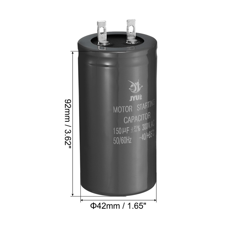 Motor Start Capacitor, 150uf 300V 50/60Hz CD60 Running Capacitor | eBay