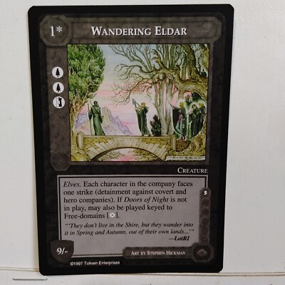 MECCG "LIDLESS EYE"--- WANDERING ELDER --- NM / MINT | eBay