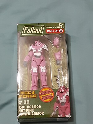 Fallout Series 2 Mega Merge X-01 Hot Rod Pink Power Armor 09 TARGET ...