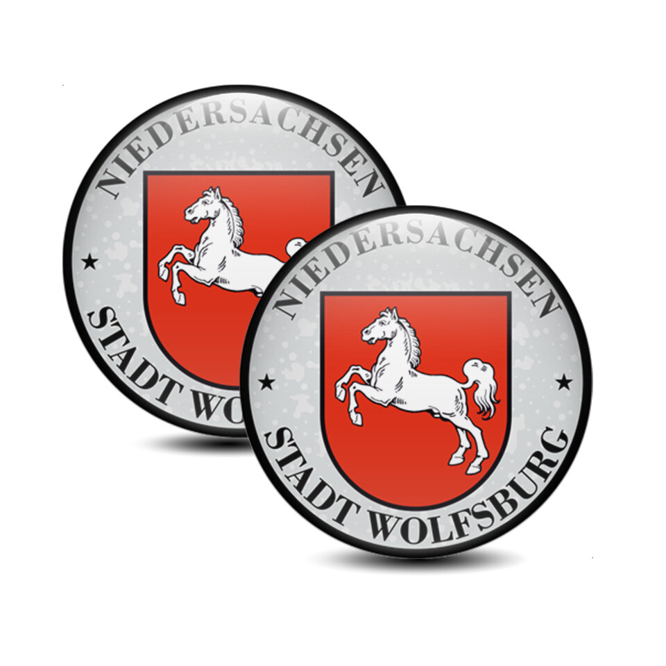 2x 3D Gel Stickers German License Plate Registration Seals Badge All ...