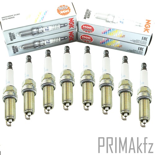 8x NGK Laser Iridium Zündkerzen 6043 ILZKAR7A10 für Mercedes E C S V8 6 ...