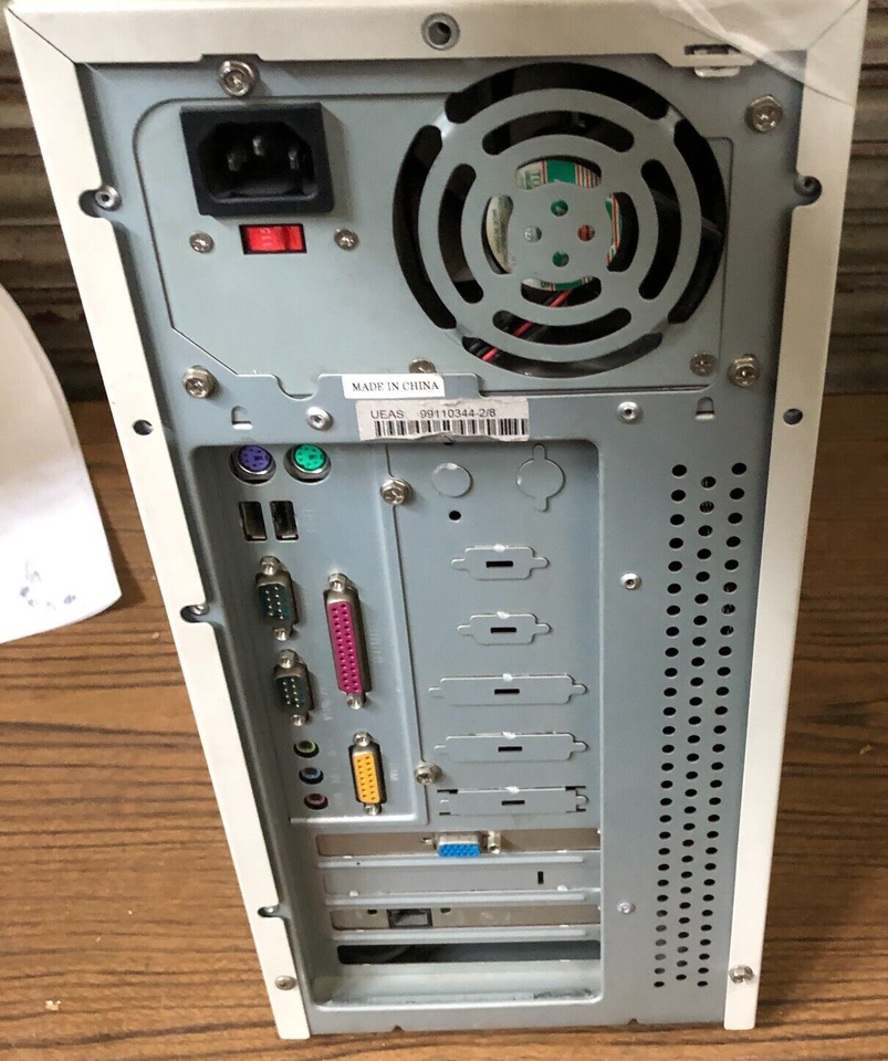 Vintage Retro PC Case Beige Computer Case ATX tower p2 400 White Used ...