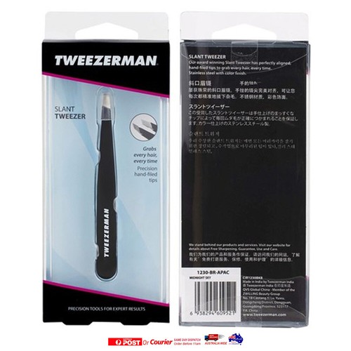 100% Authentic Tweezerman Stainless Steel FULL SIZE Slant Tweezer ...