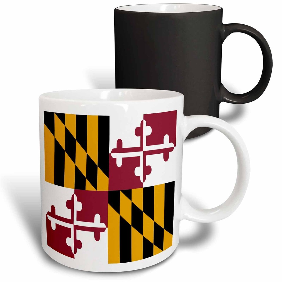 3dRose State Flag of Maryland - US American - Heraldic banner of George ...