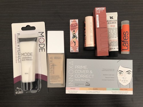 Bundle of BRAND NEW makeup and lip balm with free sample of Benefit ...
