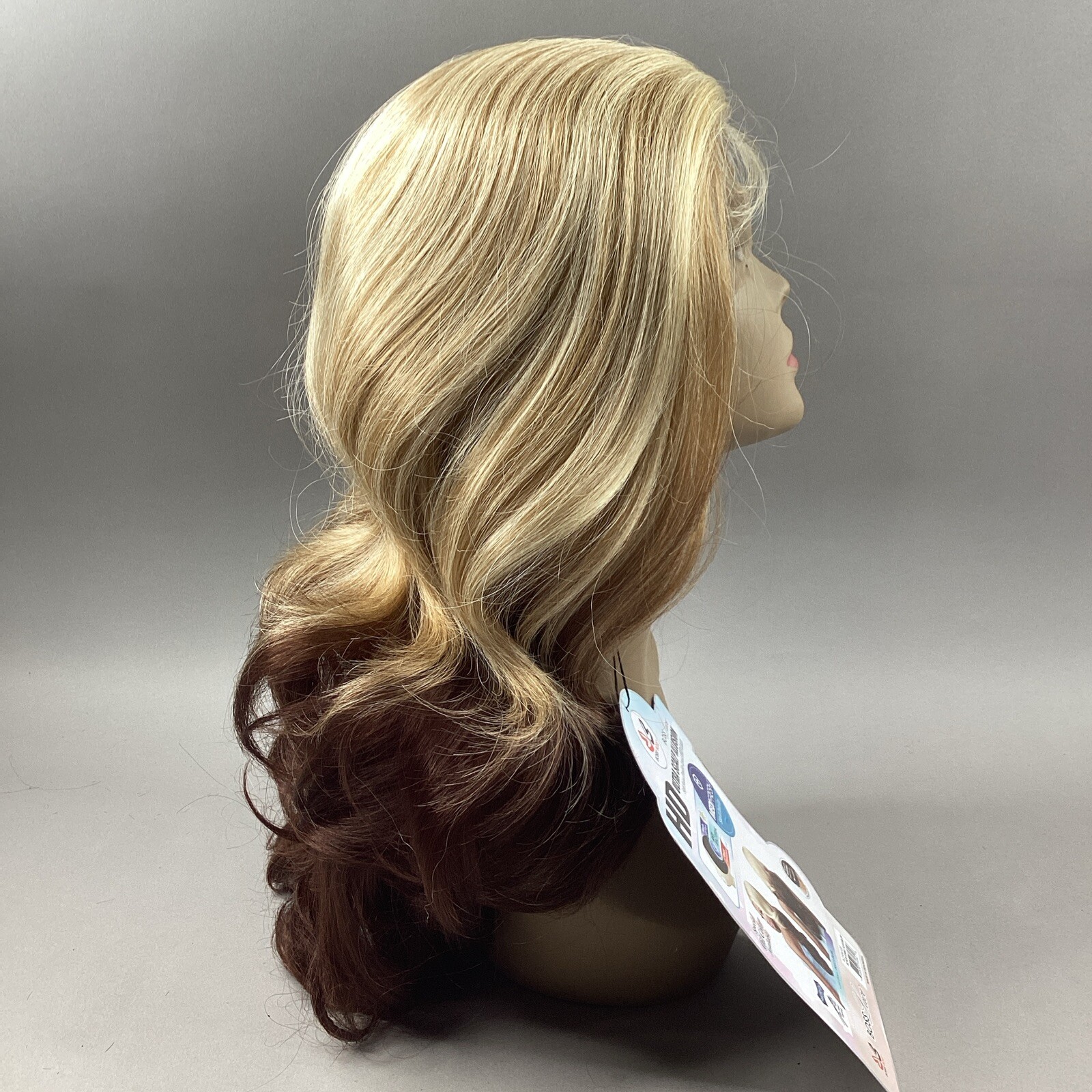 Kinna #HL613/BLBR Platinum Blonde Dark Brown Premium Synthetic Lace ...