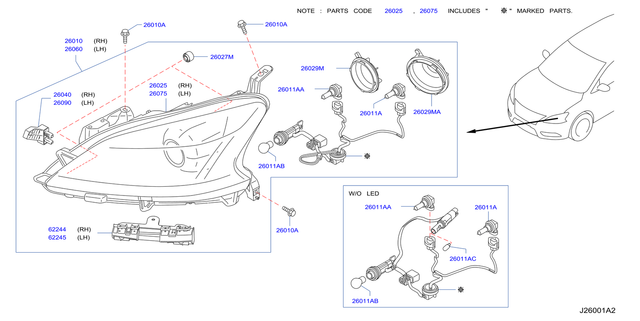 26296-8992a Nissan Bulb 262968992A Genuine OEM Part for sale online | eBay