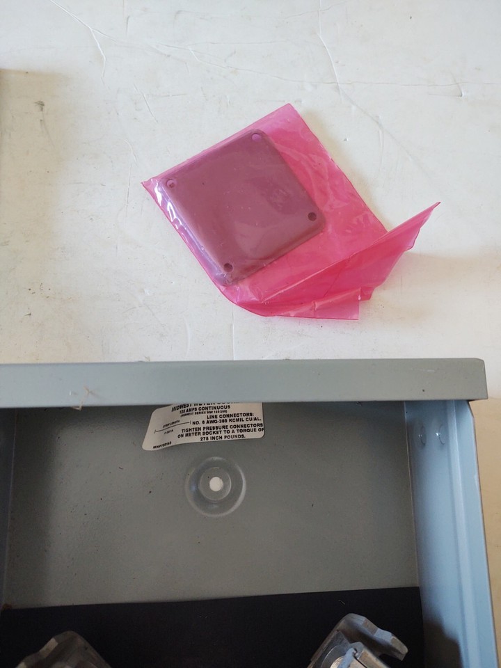 MIDWEST # R101C / 100 AMP, 120/240, 1 PHASE, RINGLESS METER BASE ...