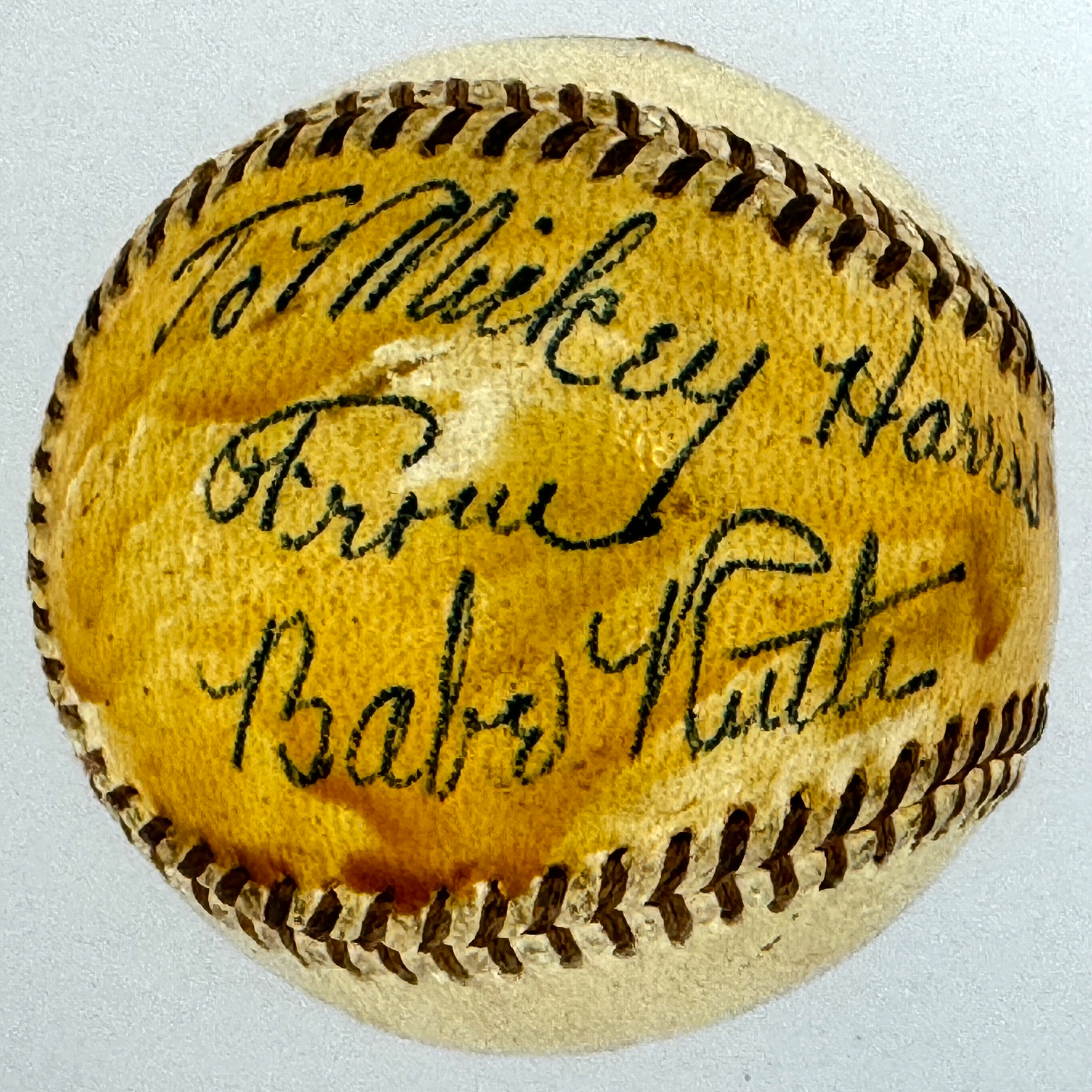 Babe Ruth Autographed Memorabilia | Signed Photo, Jersey, Collectibles ...