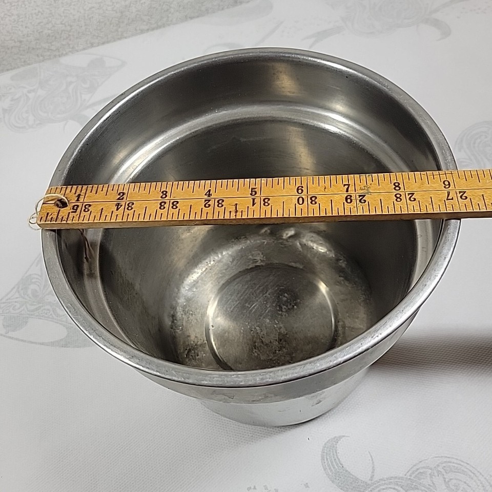 Stainless Steel Insert Pot For Soup Display Soup Urn Steam Table 9"Dx8 ...