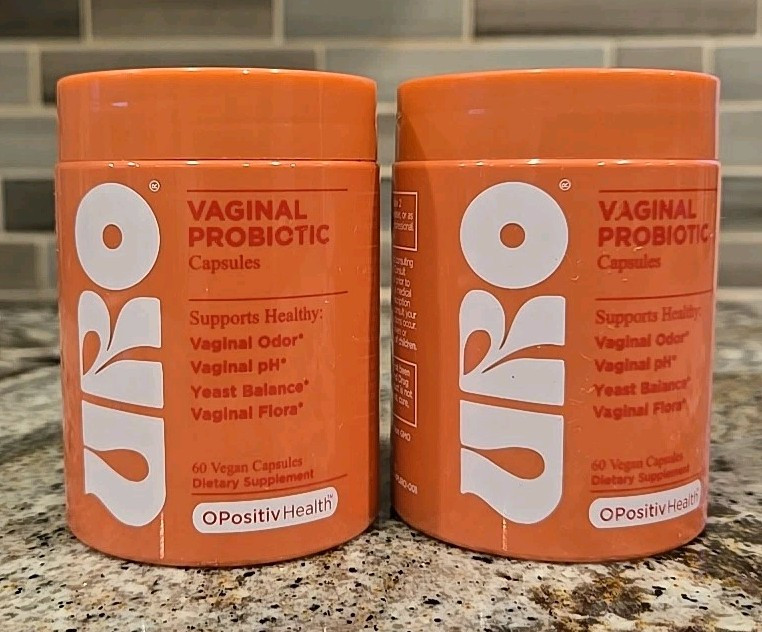 2 PACK URO O Positiv pH Balance Vaginal Probiotics,Exp 11/ 2027 ...
