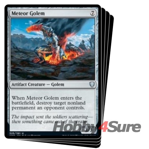 Meteor Golem (325) X4 M/NM Magic: The Gathering MTG Commander Legends ...