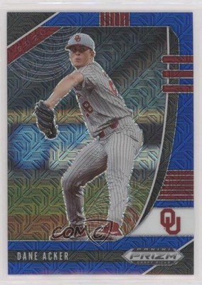 2020 Panini Prizm Draft Picks Blue Mojo Prizm Dane Acker #PDP127 | eBay