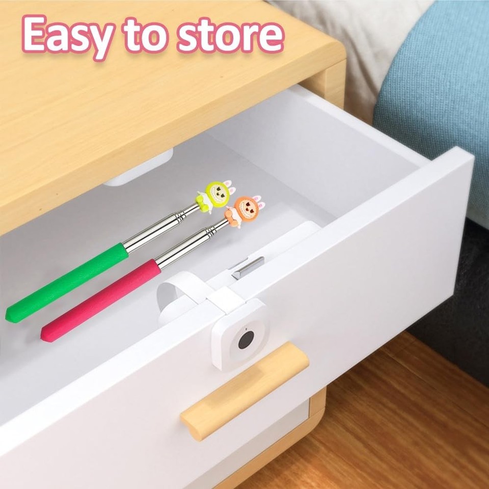 2Pcs Teachers Pointer, Telescopic Pointer Stick, Cute Cartoon Pointers ...