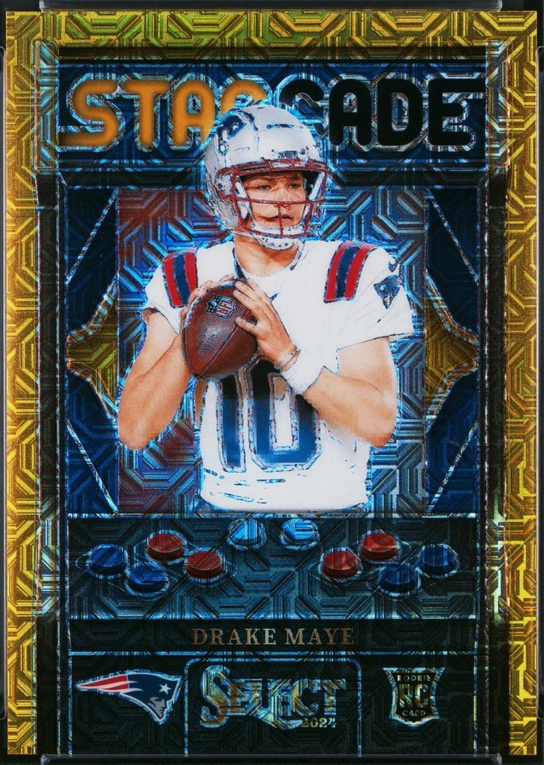 2024 Panini Select - Starcade Drake Maye #11 Gold Prizm /10 (RC) for ...