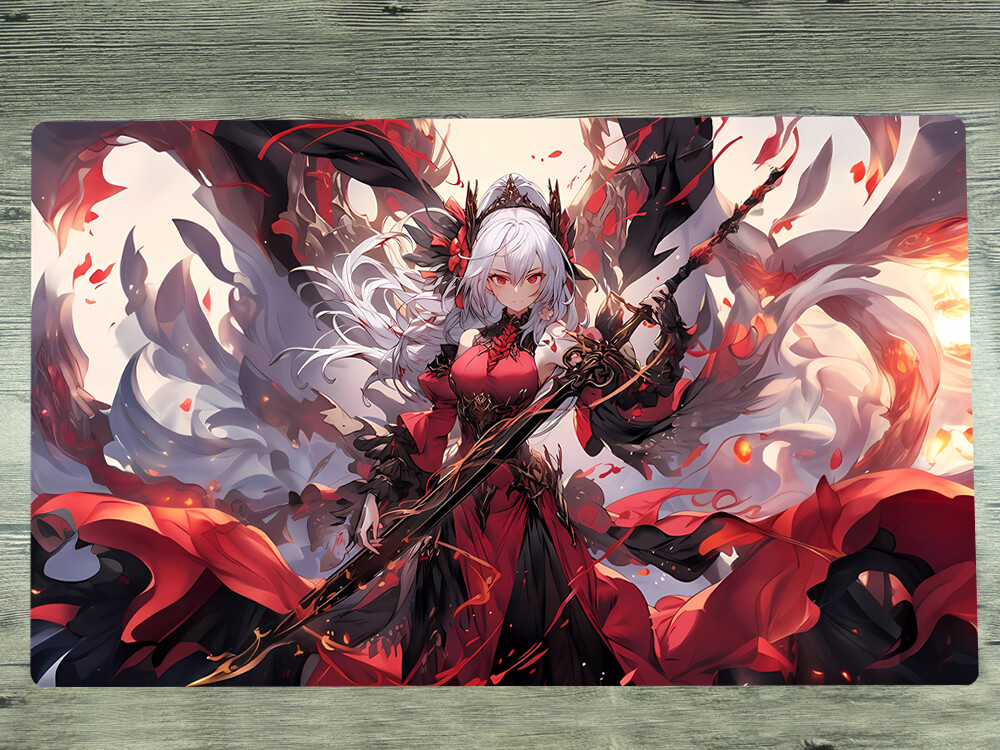 WVICM Playmat Blazing Cartesia, The Virtuous TCG CCG Trading Card Game ...