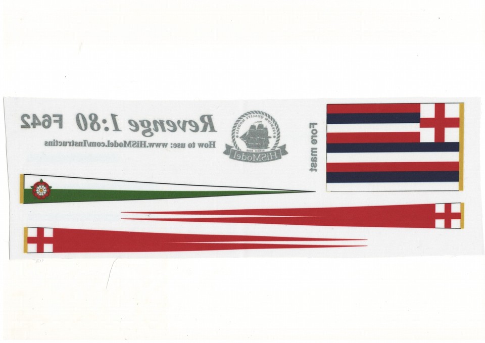 Revenge 1:80 - set of flags | eBay