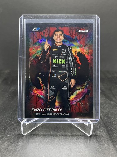 2024 Topps Finest Formula 1 F1 Enzo Fittipaldi Rare Red Black Vapor 02/ ...