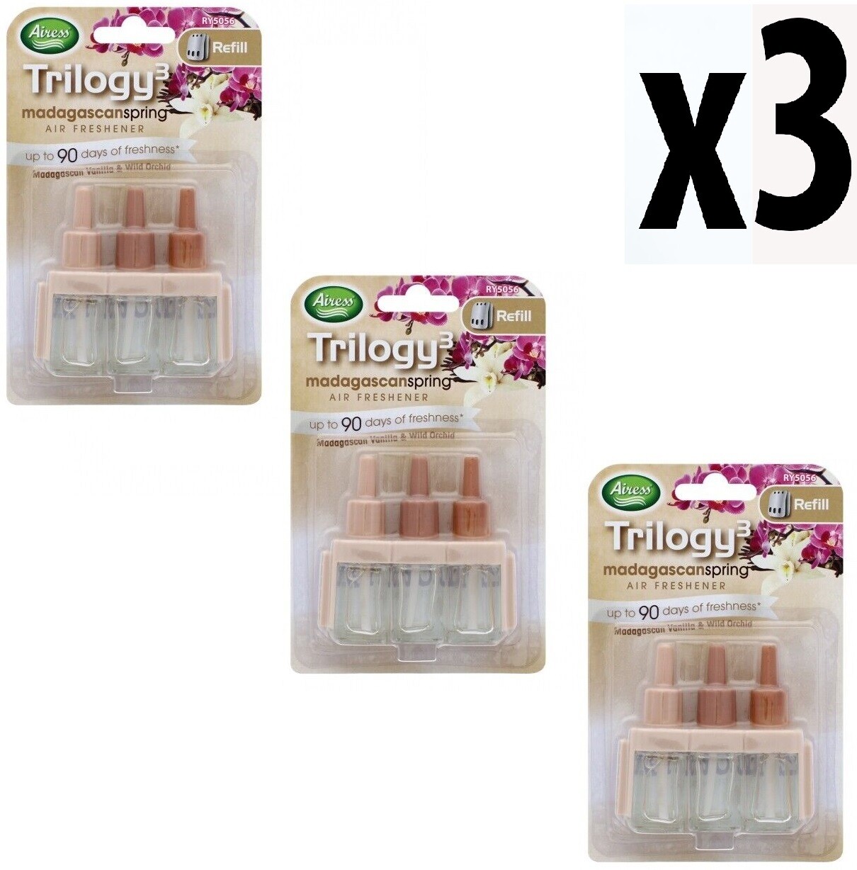 3Pks X 3Volution Plug In Refills Ambi Pur Machine Compatible Air ...