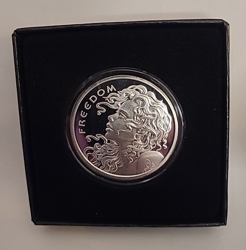 2014 1 Oz Freedom Girl Proof .999 Silver Shield Group SBSS SSG 777 ...