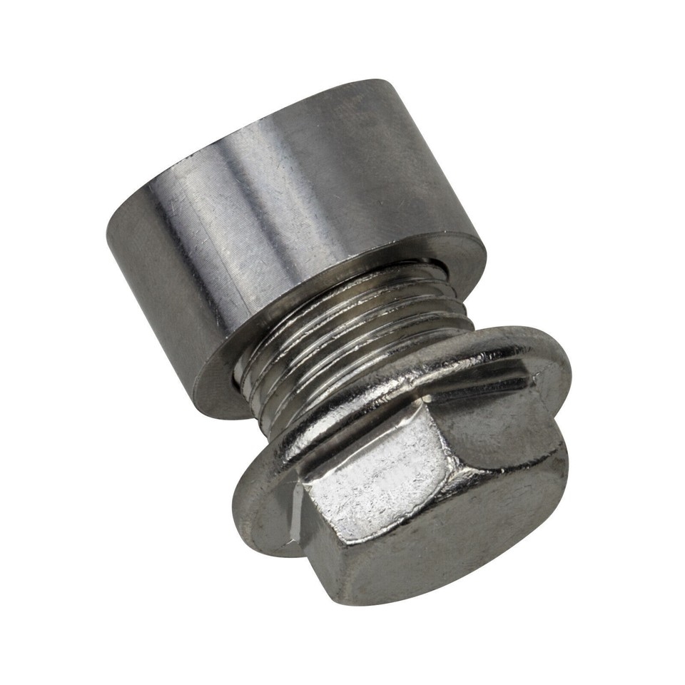 2 Set M18 x 1.5 O2 02 Oxygen Sensor Weld On / In Bung Plug & Nut Cap ...
