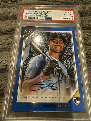 2022 Topps Gallery - Rookie Autographs Julio Rodriguez #RA-JR Blue /50 ...