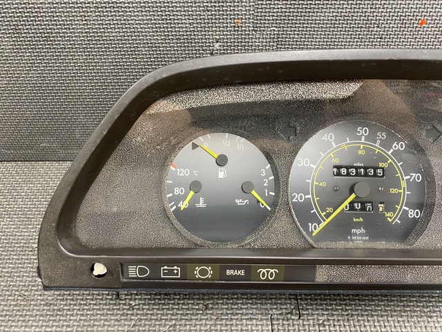 79-85 Mercedes-Benz W126 Speedometer Instrument Cluster 300sd ...