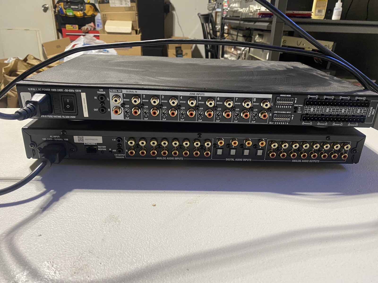 Triad (Control4) TS-PAMP8-100 8-Zone Power Amplifier And TS-AMS8 Audio ...