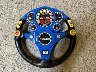 NASCAR Adventure Force Shake N' Steer Steering Wheel Toy Race Car | eBay
